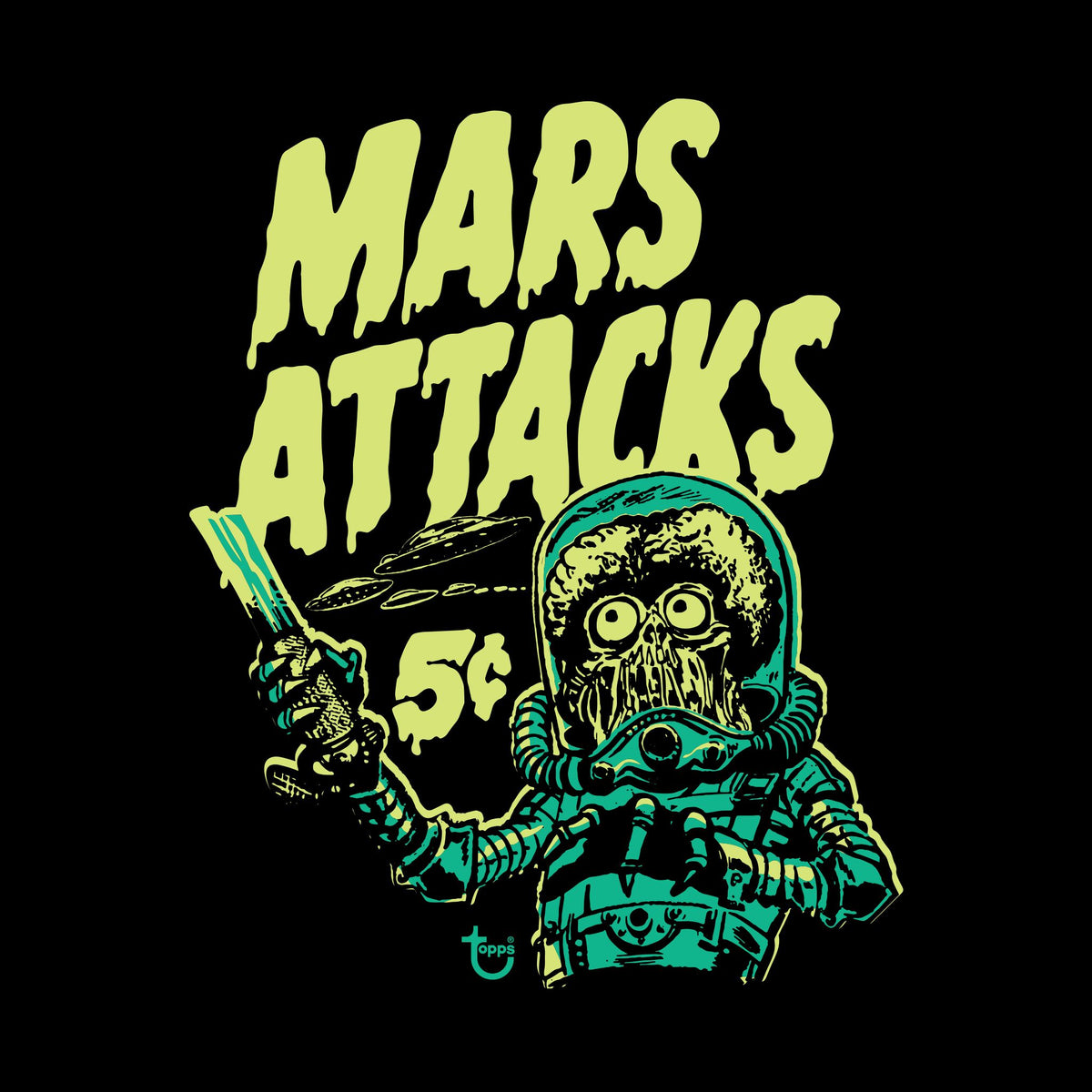 Mars Attacks Wax Wrapper Tshirt – Super7