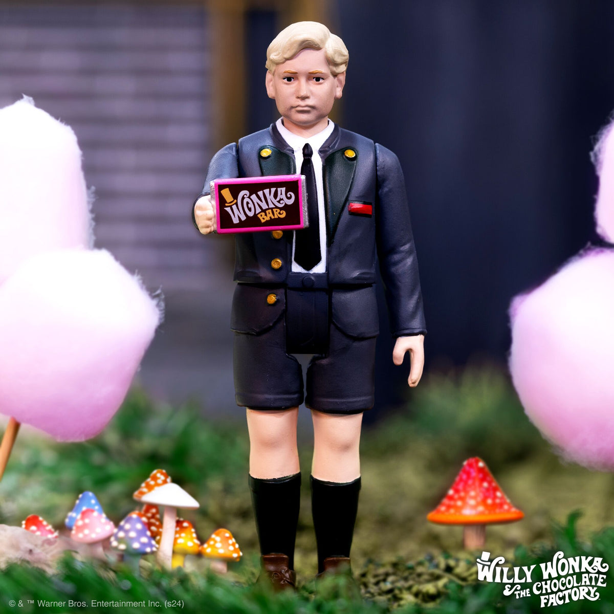 Willy Wonka & the Chocolate Factory ReAction Figures Wave 02 - Augustu – Super7