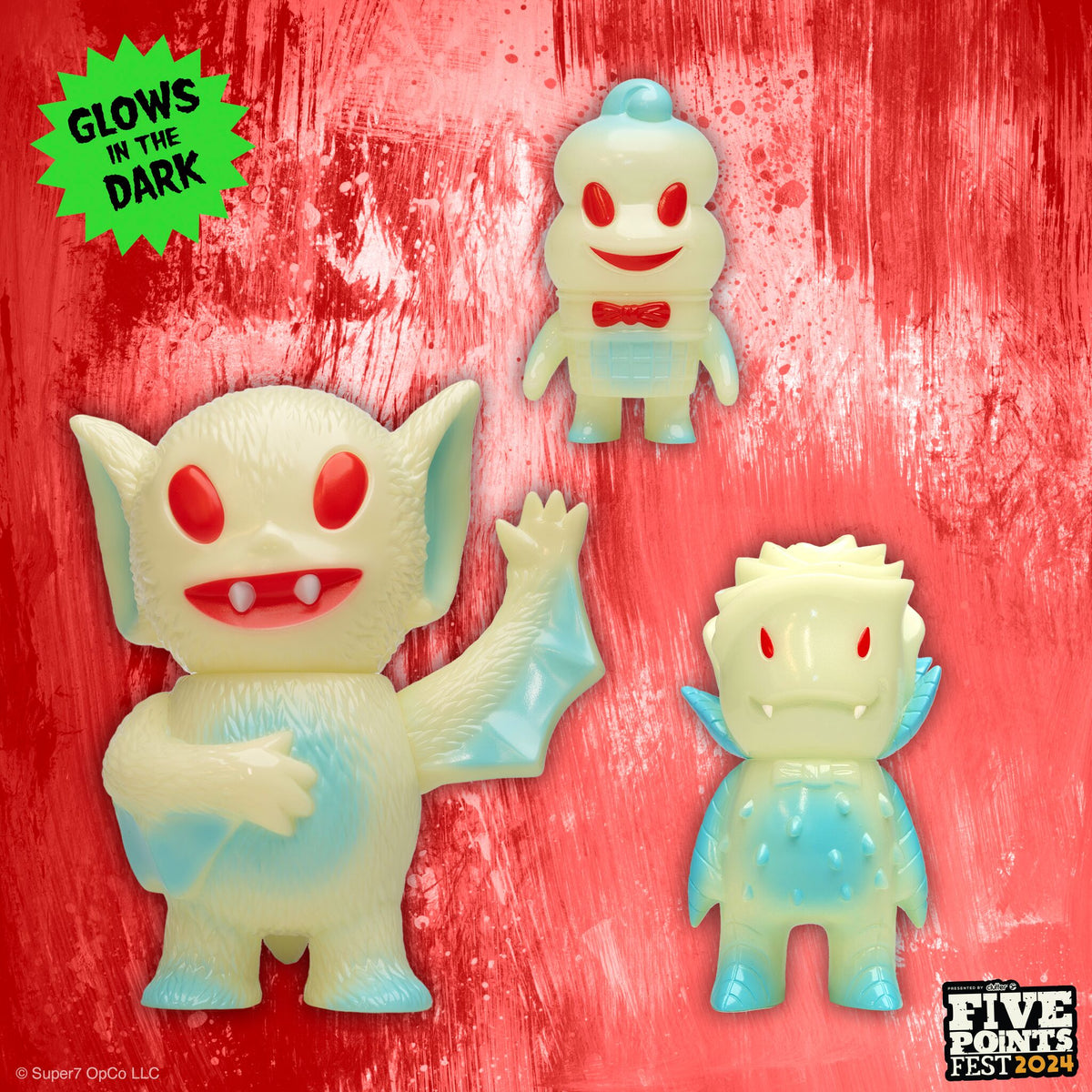 Super7 Japanese Vinyl - Mascots - Rose Vampire (S7 Glow)