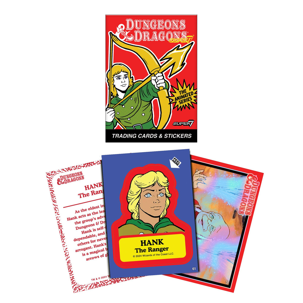 Dungeons and Dragons Wax Pack Trading Cards - Animated Series - Boxed ...