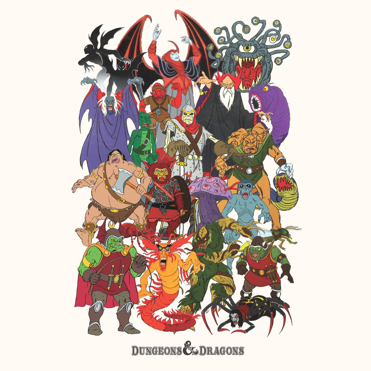 Dungeons & Dragons Cartoon Villians Tshirt – Super7