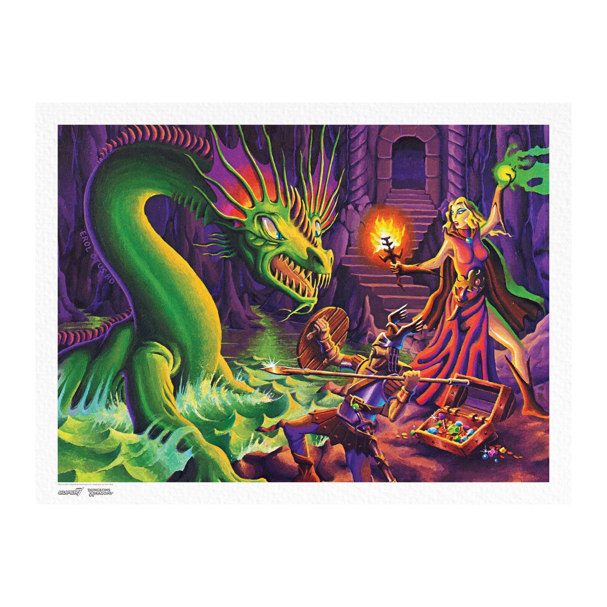 Dungeons and Dragons Erol Otus 18" x 24" Art Print – Super7