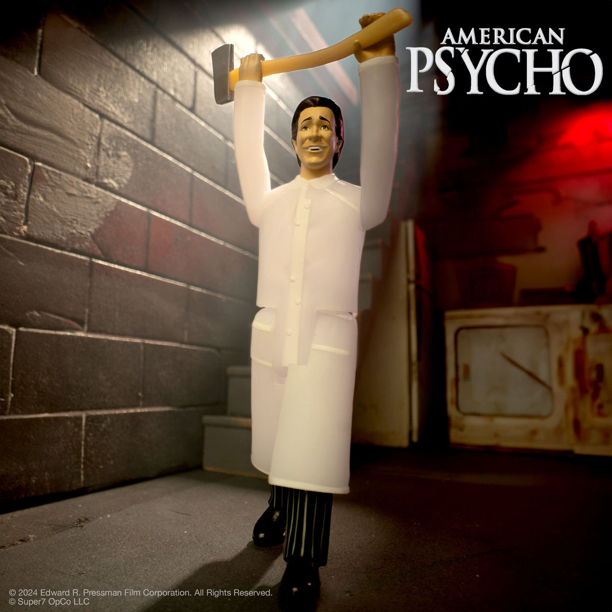 American Psycho ReAction Figures Wave 01 - Patrick Bateman (Raincoat ...