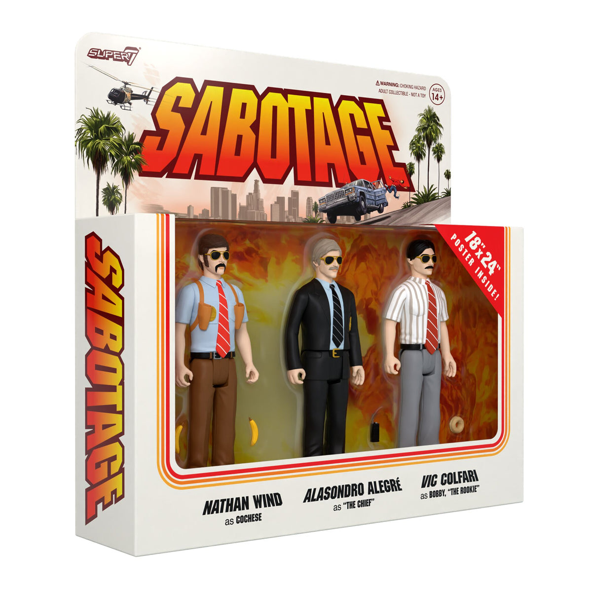 Beastie Boys ReAction Figures Wave 03 - Sabotage 3PK – Super7