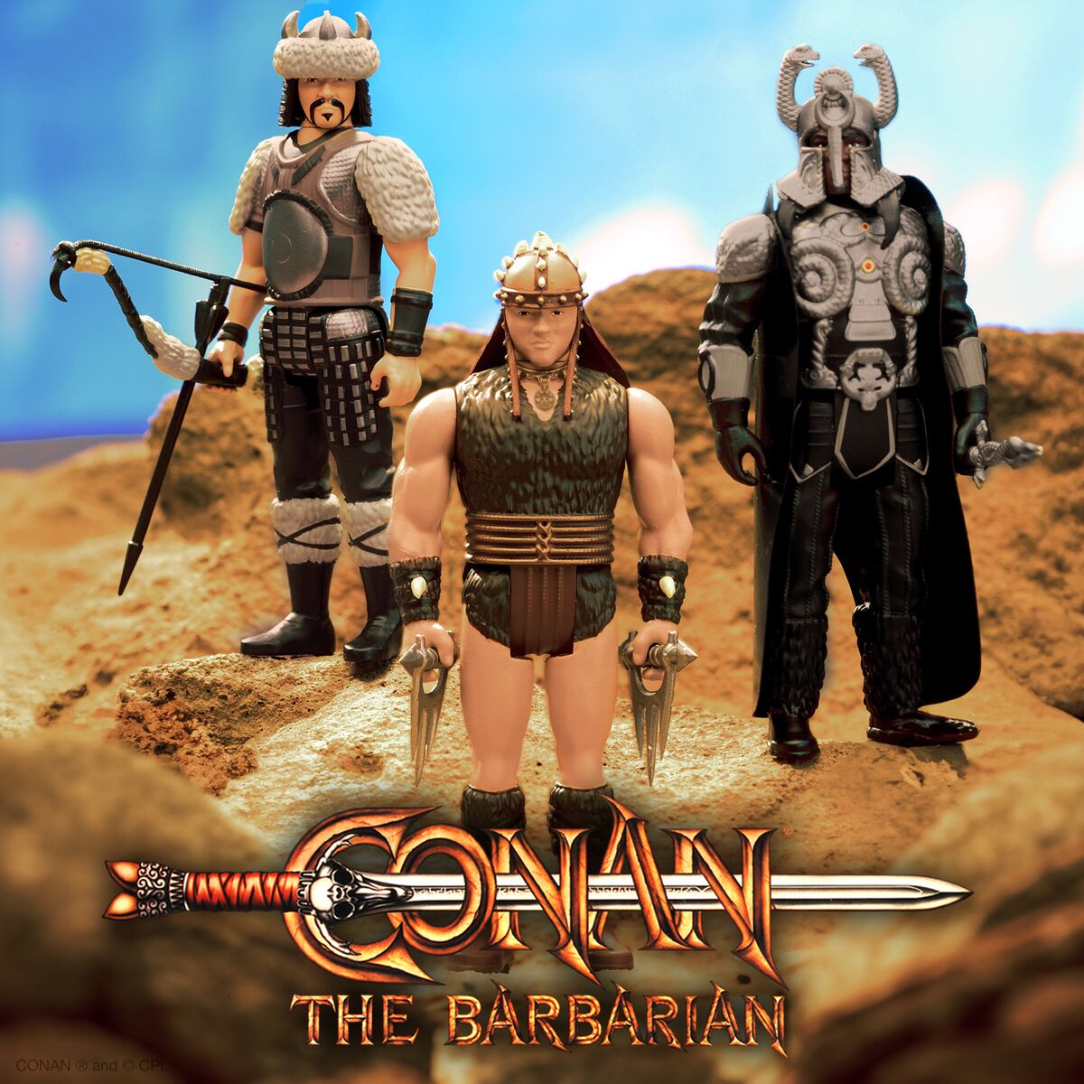 Conan the Barbarian ReAction Figures Wave 01 - Thulsa Doom, Pit Fighte ...
