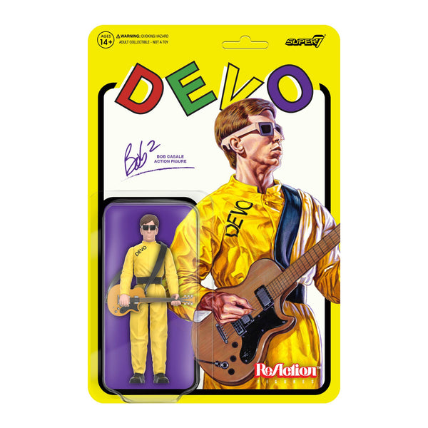 Devo ReAction Figure Wave 2 - Satisfaction Bob Casale – Super7