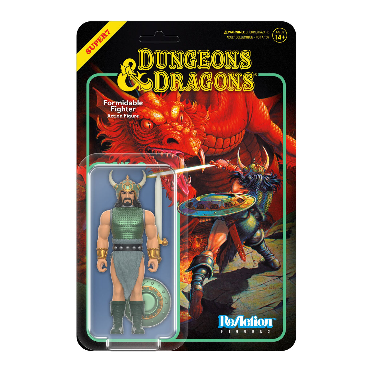 Dungeons and Dragons ReAction Figures Wave 03 - Formidable Fighter – Super7