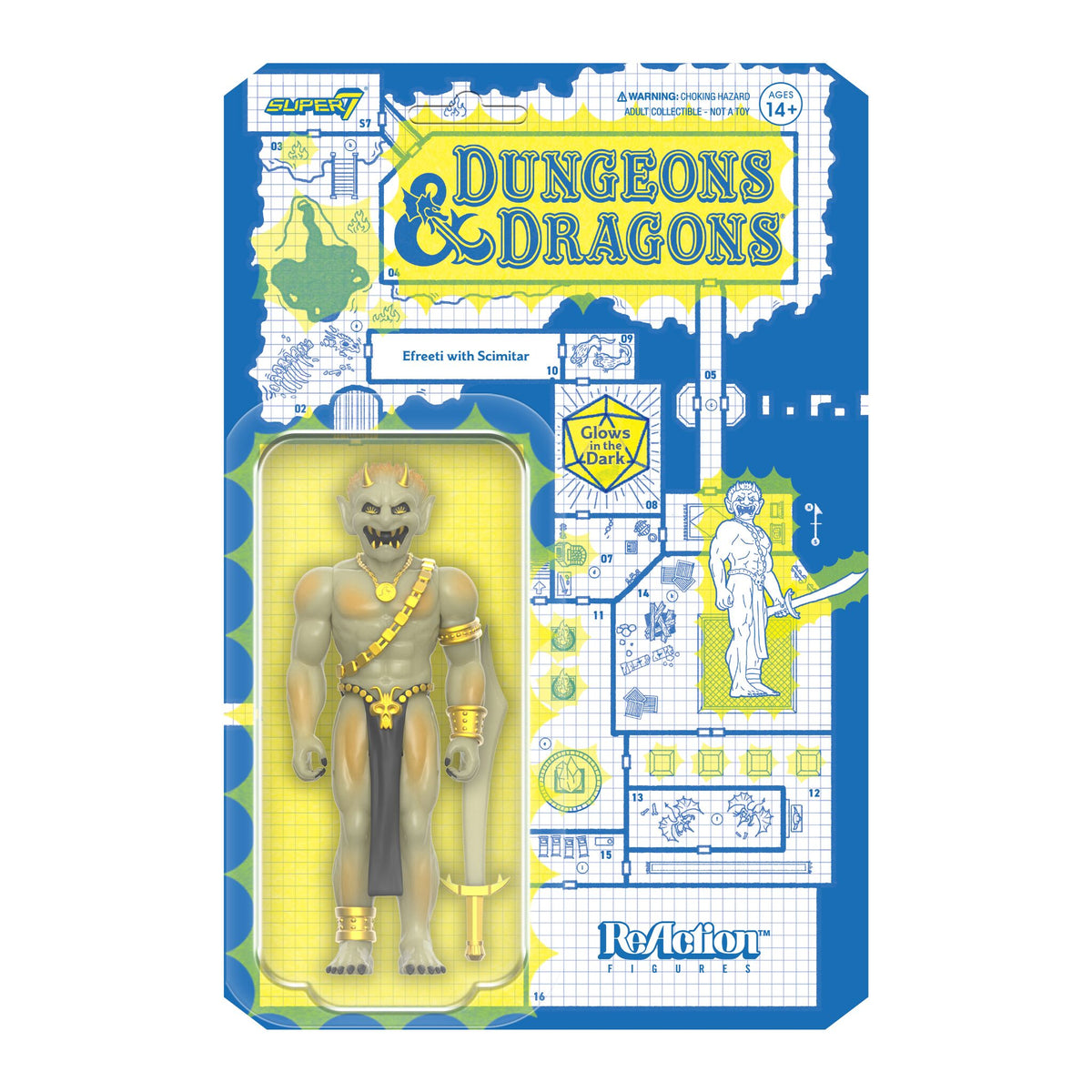 Dungeons and Dragons ReAction Figures Wave 04 - Efreeti (Glow) – Super7