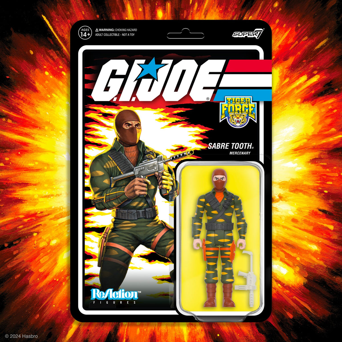 G.I. Joe ReAction Figures W8 - Sabre Tooth – Super7