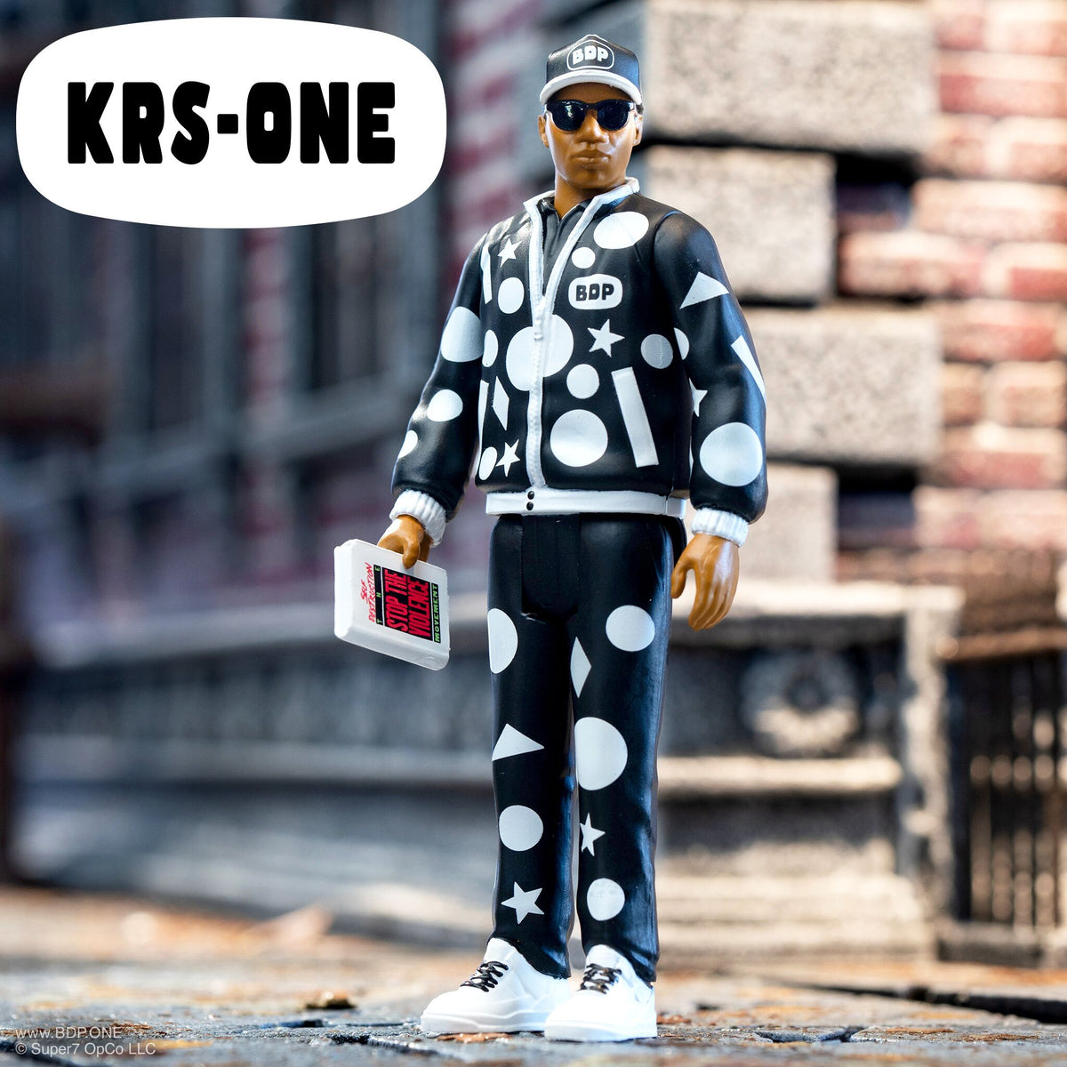 KRS-One ReAction Figures Wave 02 - KRS-1 (Self Destruction) – Super7