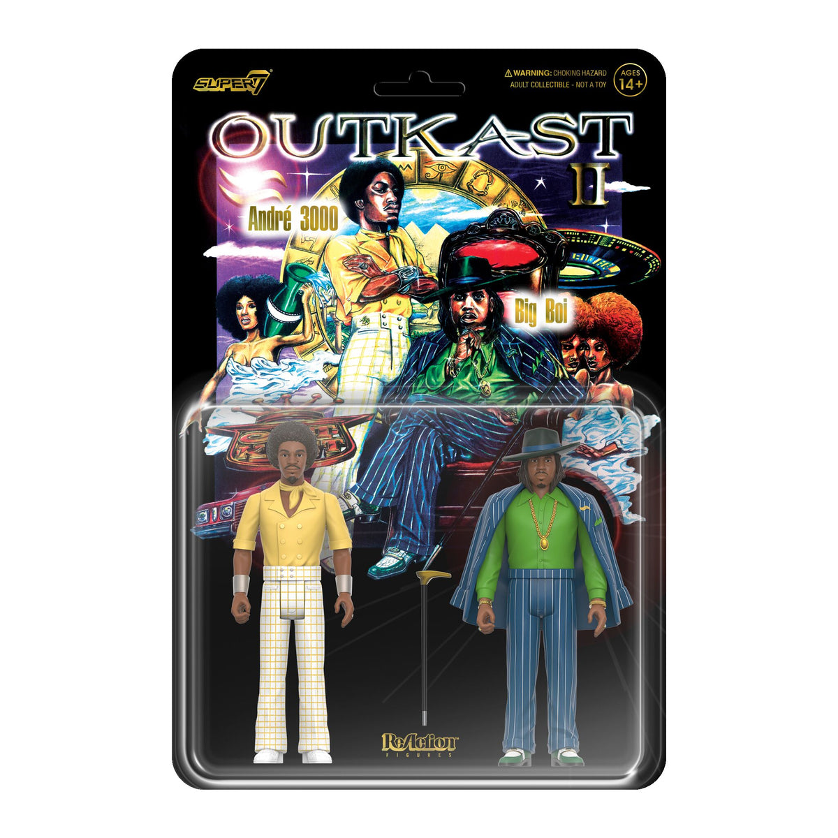 OutKast ReAction Figures Wave 02 - OutKast (Aquemini) – Super7