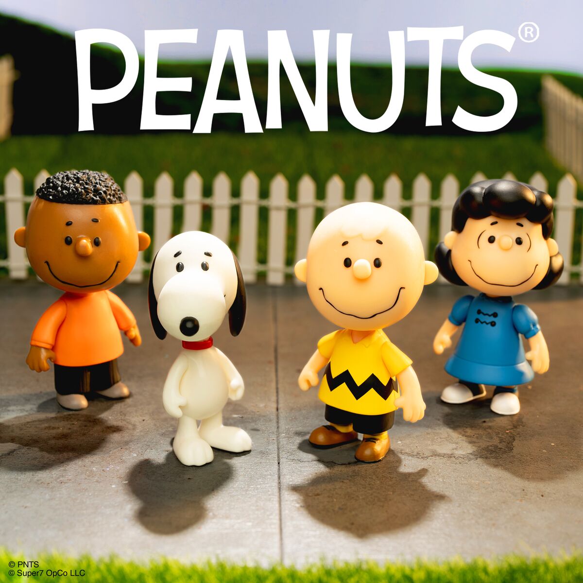 Peanuts ReAction Figures Wave 07 - Charlie Brown, Snoopy, Lucy, & Fran – Super7