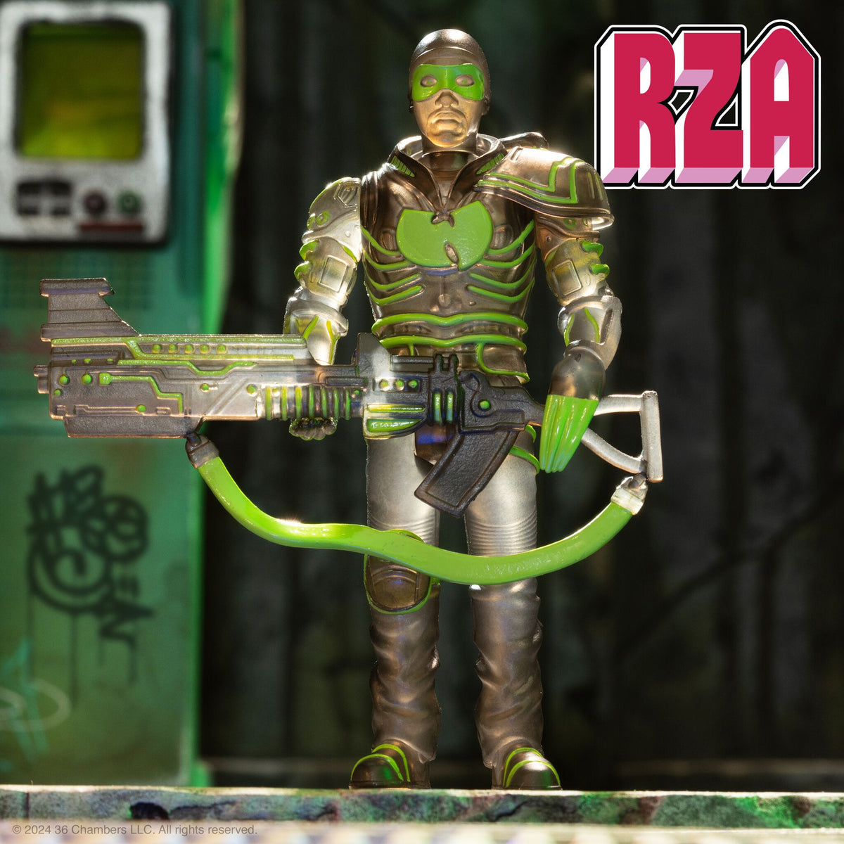 RZA ReAction Figures Wave 04 - Bobby Digital (Clear) – Super7