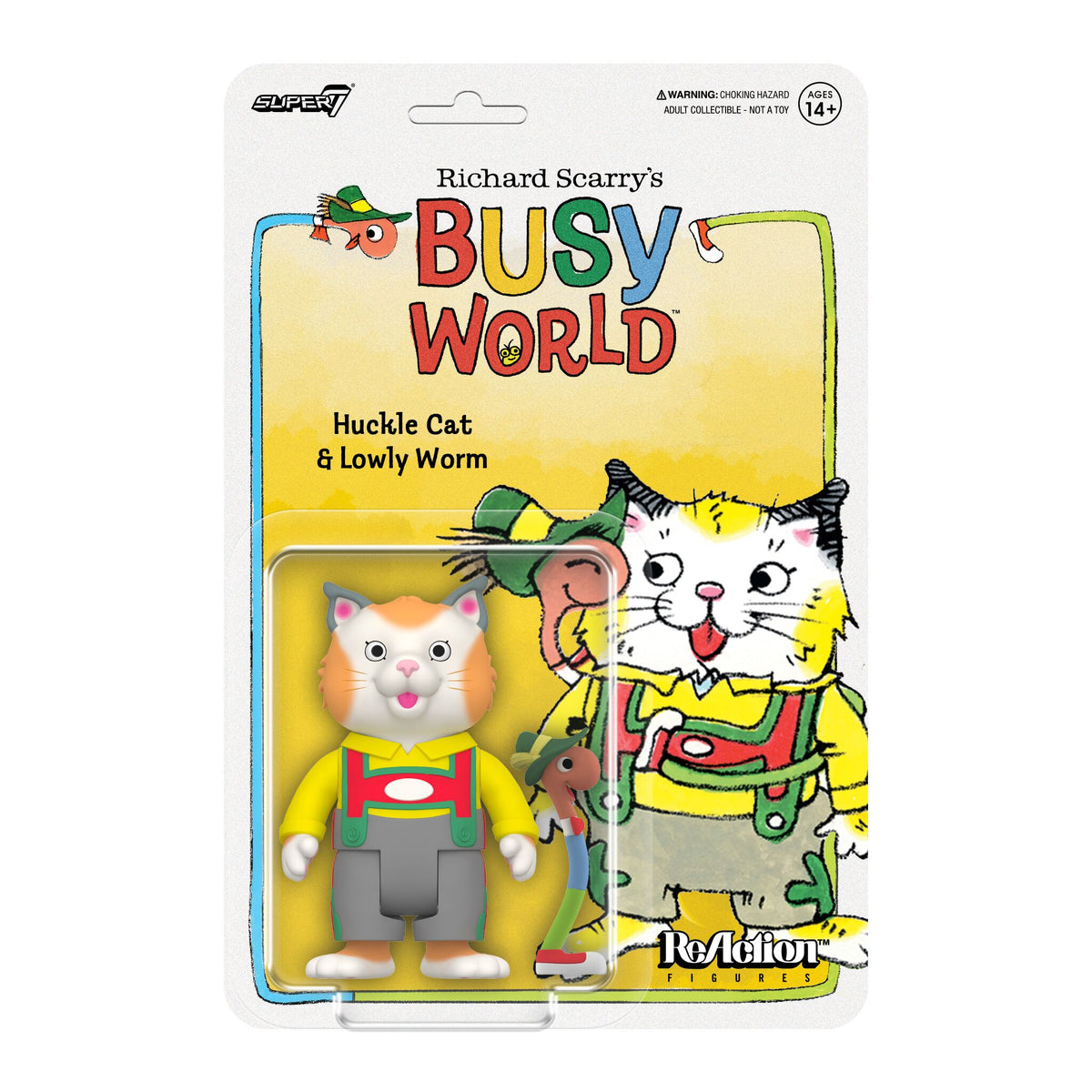 Richard Scarry ReAction W1 - Huckle Cat – Super7