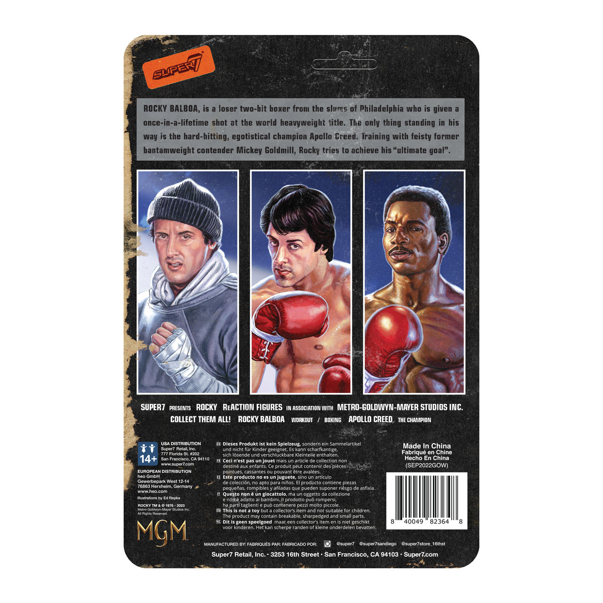 Rocky ReAction Wave 2 - Rocky I Rocky Workout – Super7