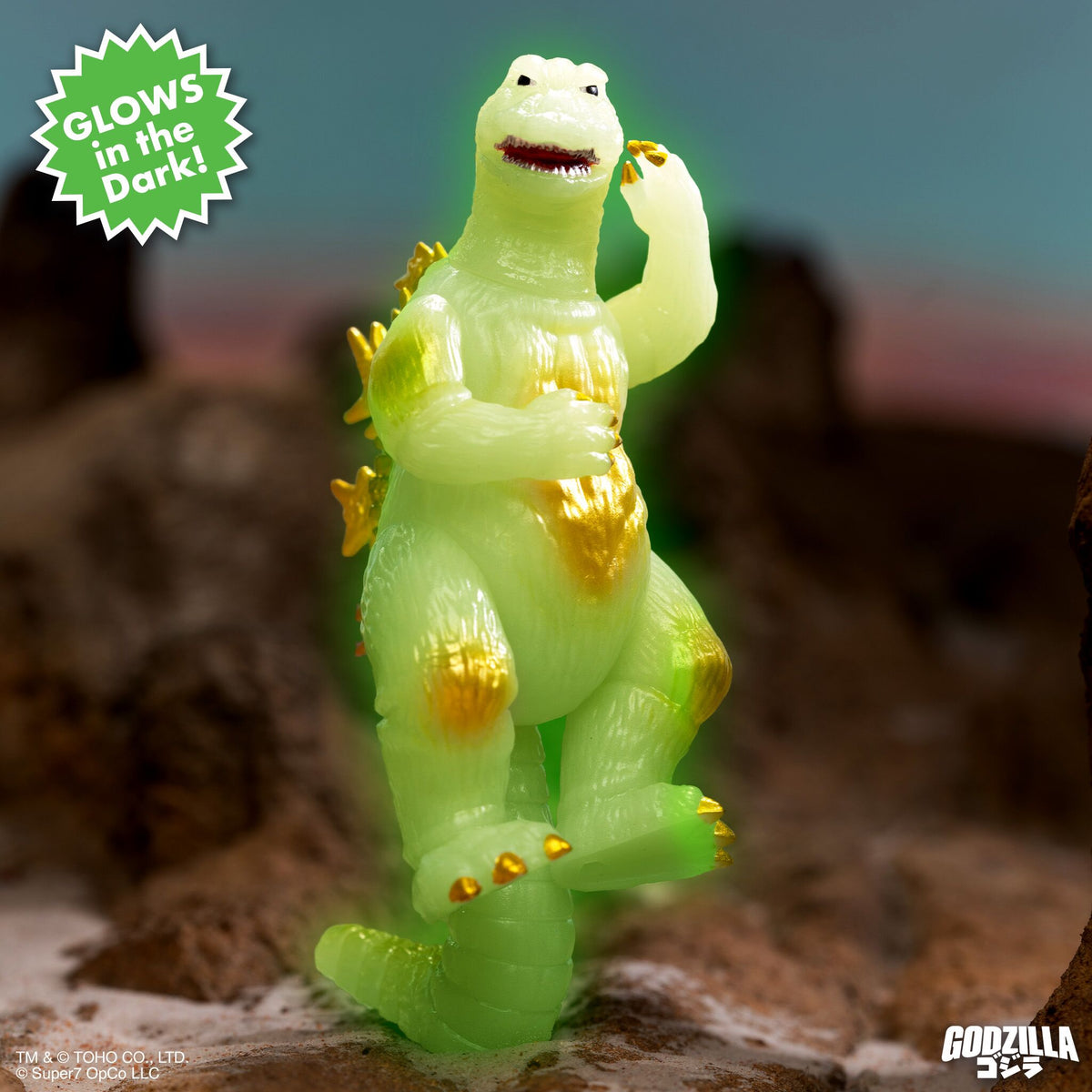 Toho ReAction Figures - Godzilla '65 (Victory Celebration, Glow) – Super7