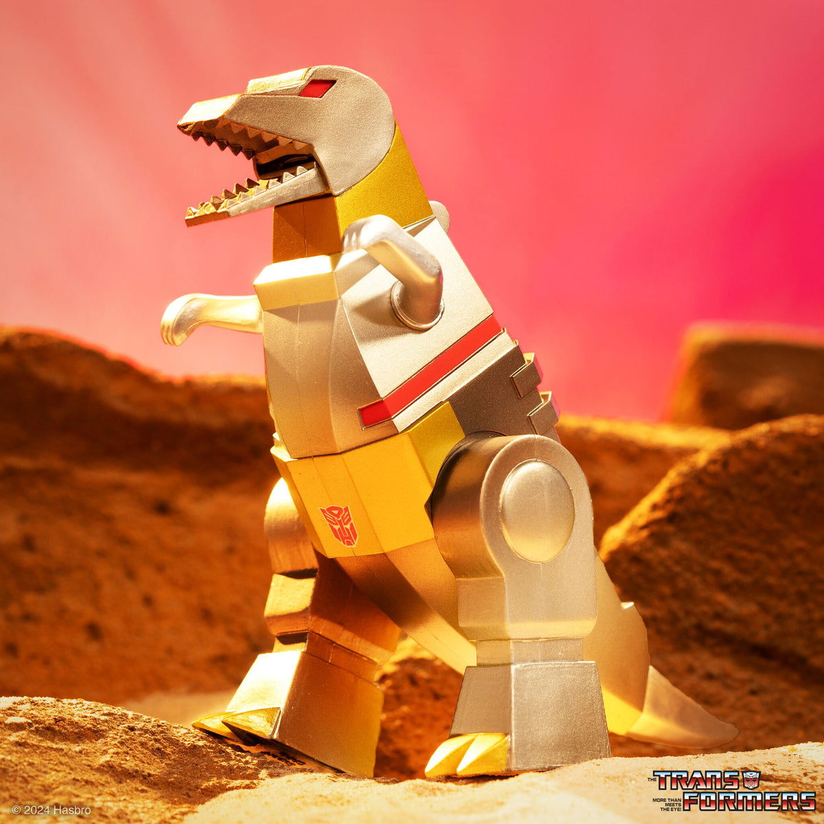 Transformers ReAction Figures - Grimlock (Metallic) – Super7