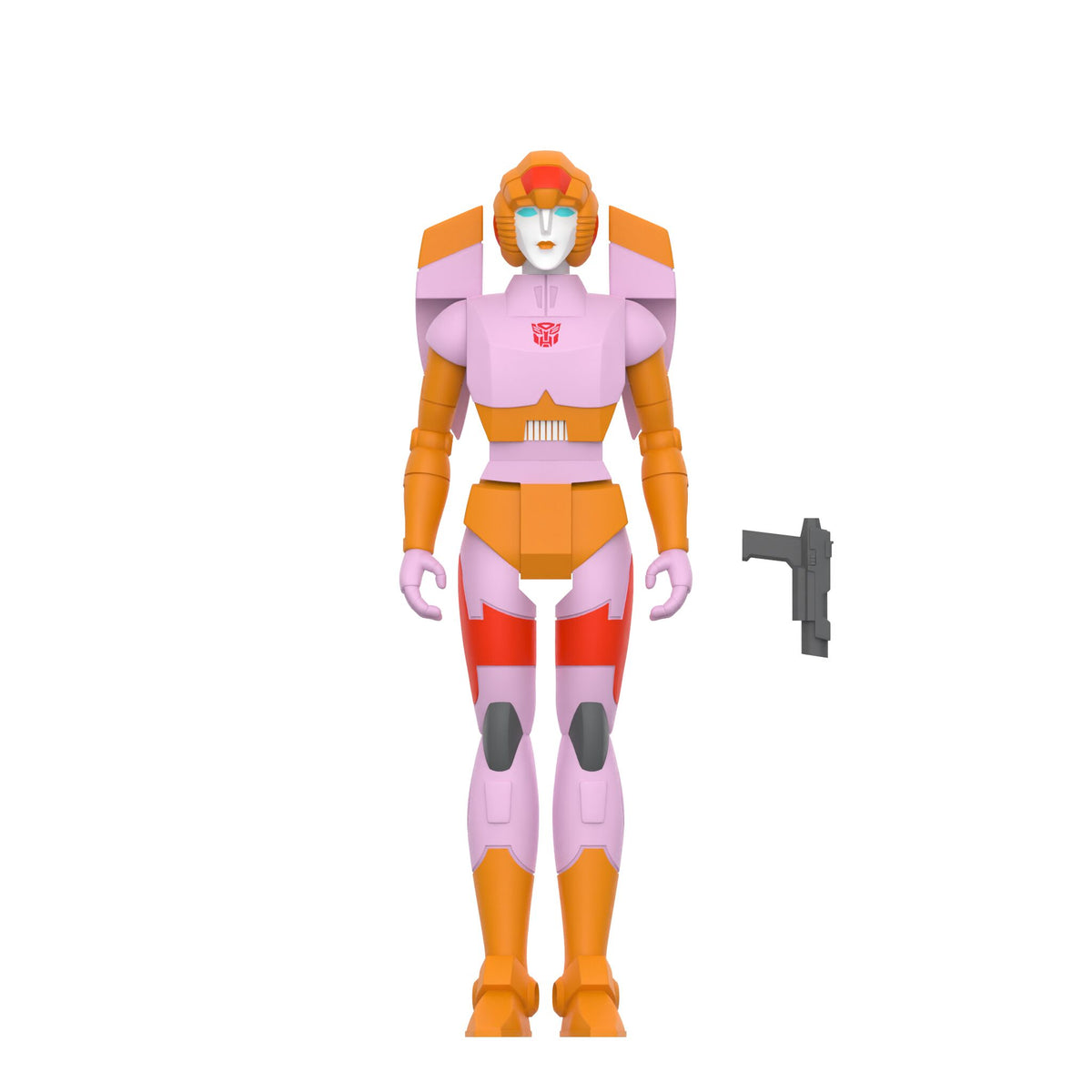 Transformers ReAction Figures Wave 08 - Arcee (Pink & Orange) – Super7