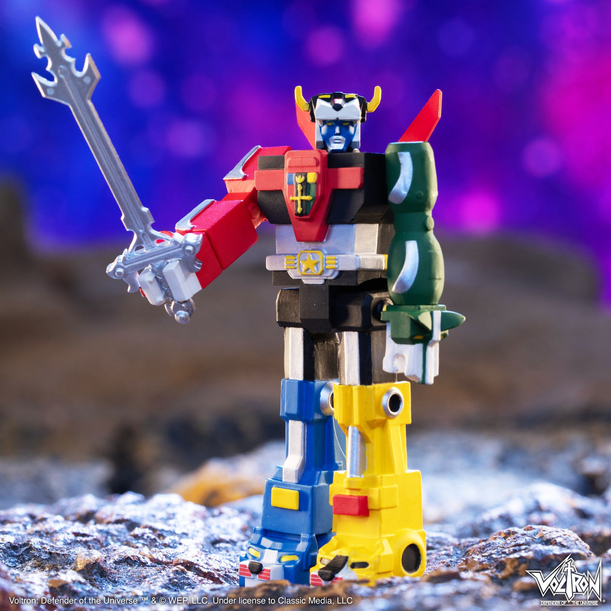 Voltron ReAction Figures - Voltron (Vintage Package) – Super7