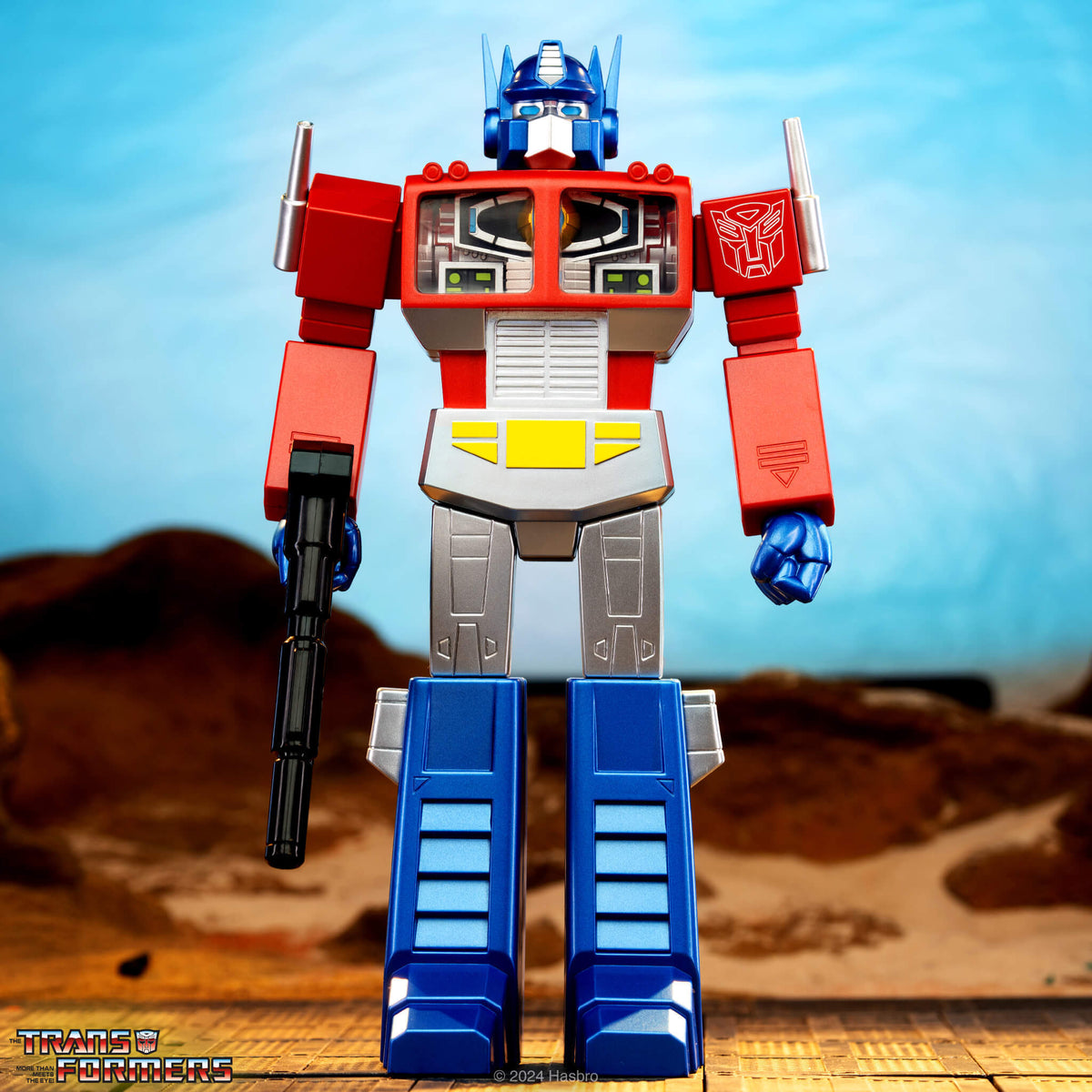 Transformers Super Cyborg - Optimus Prime (Metallic) – Super7