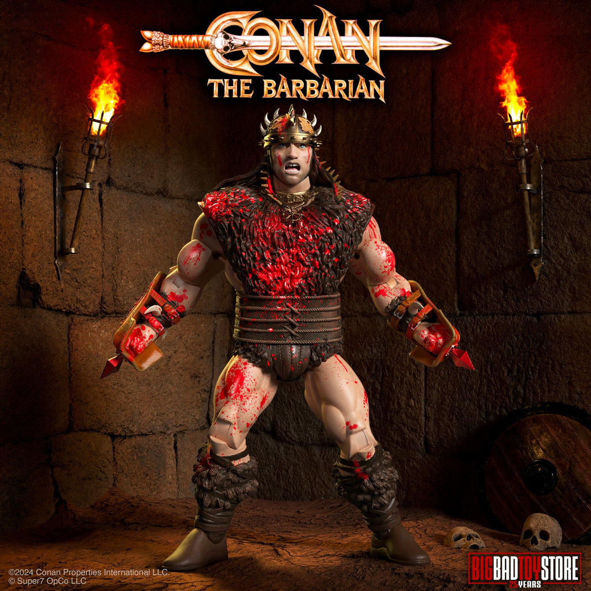 Conan the Barbarian ULTIMATES! - Blood-Soaked Pit Fighter Conan – Super7