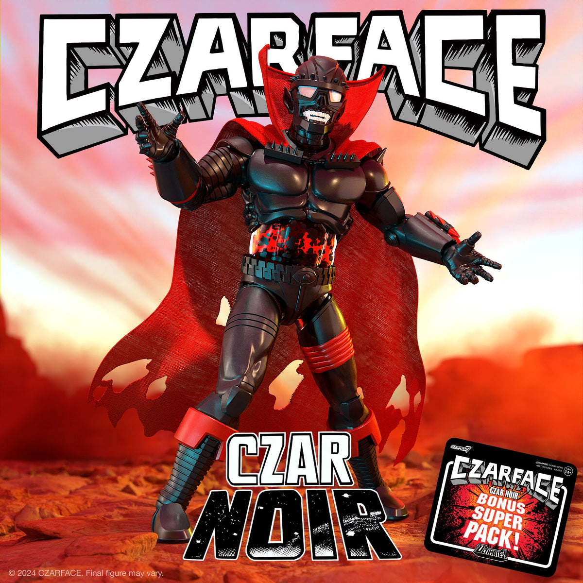 Czarface ULTIMATES! Wave 02 - Czarface (Czar Noir) – Super7