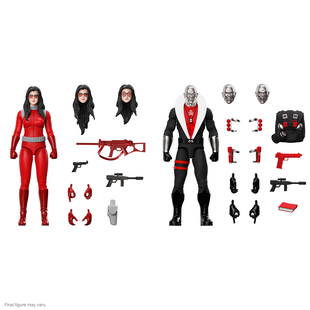 G.I. Joe ULTIMATES! - Baroness (Rednok) & Destro (Red Jackal) – Super7