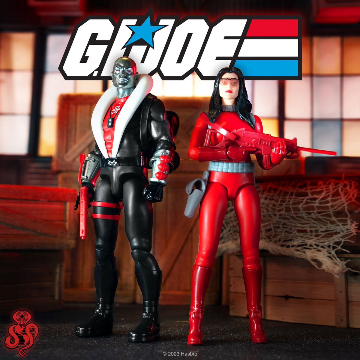 G.I. Joe ULTIMATES! - Baroness (Rednok) & Destro (Red Jackal) – Super7
