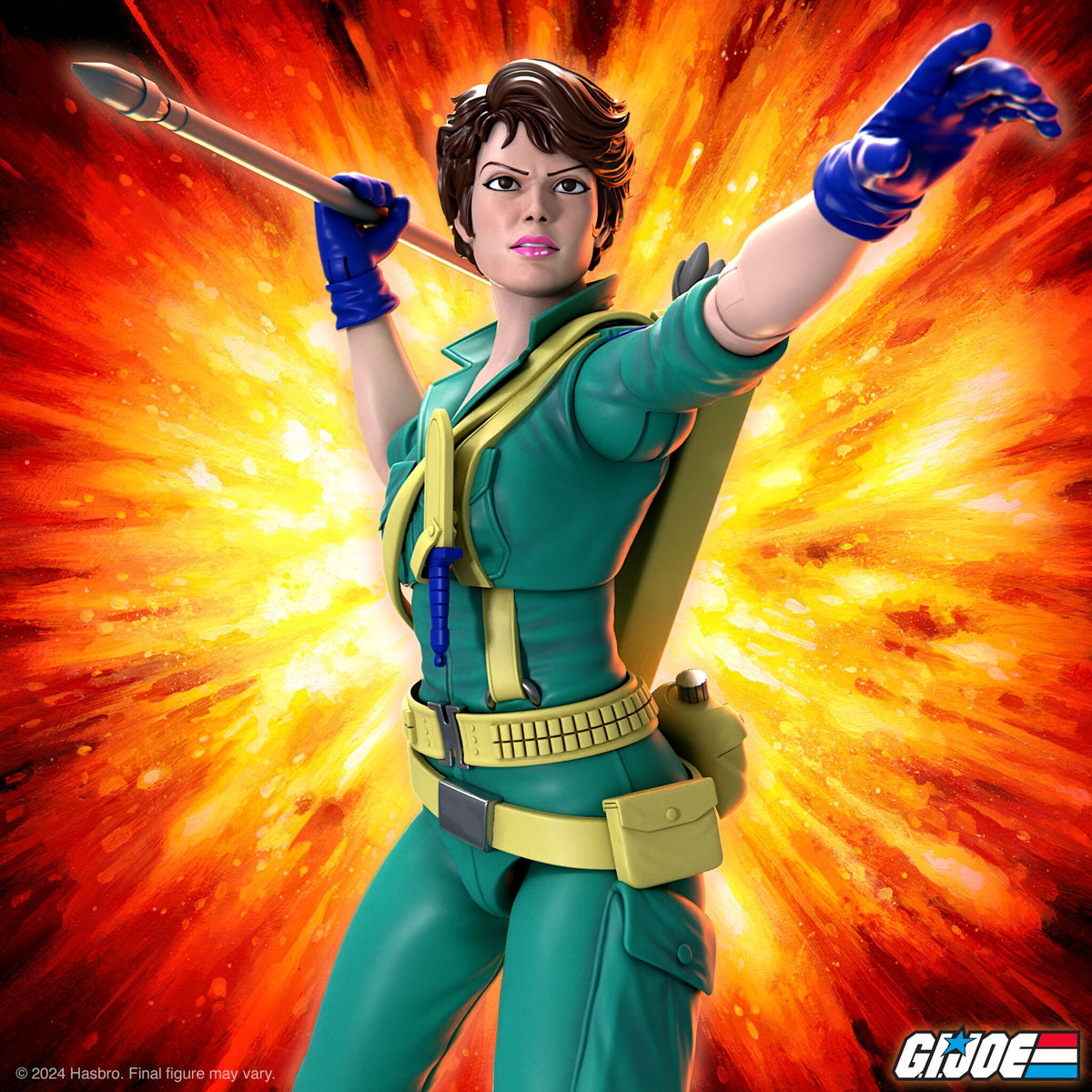 G.I. Joe ULTIMATES! Wave 06 (DIC) - Lady Jaye (Teal) – Super7