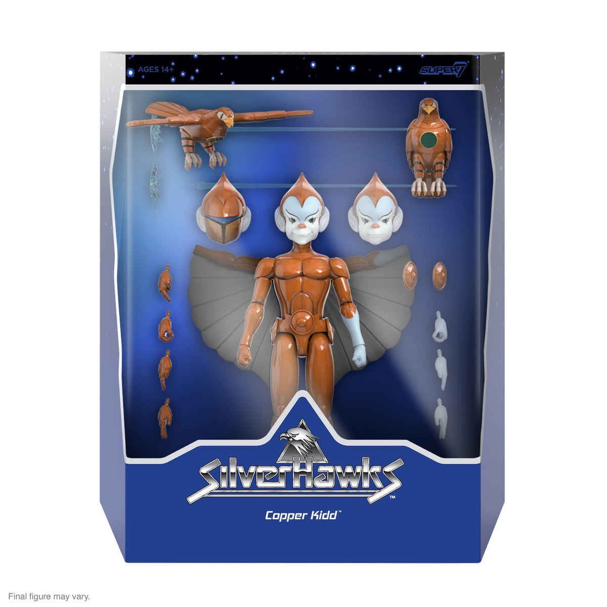 SilverHawks ULTIMATES! Wave 05 - Copper Kidd (Cartoon Accurate) – Super7