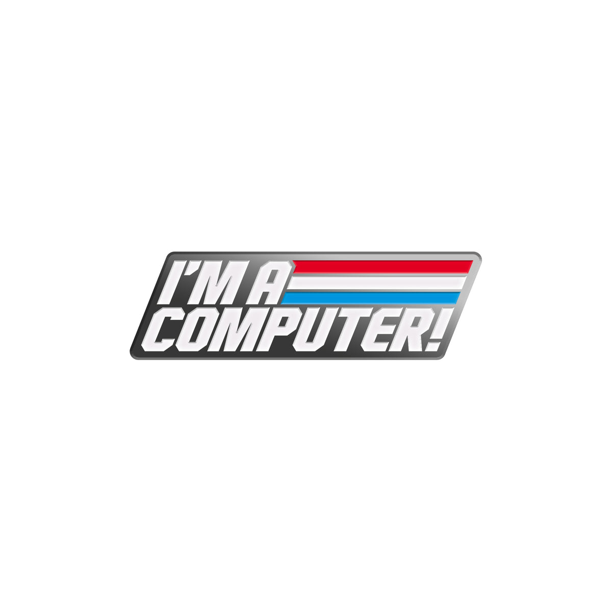 G.I. Joe Enamel Pin - I'm a Computer PSA – Super7