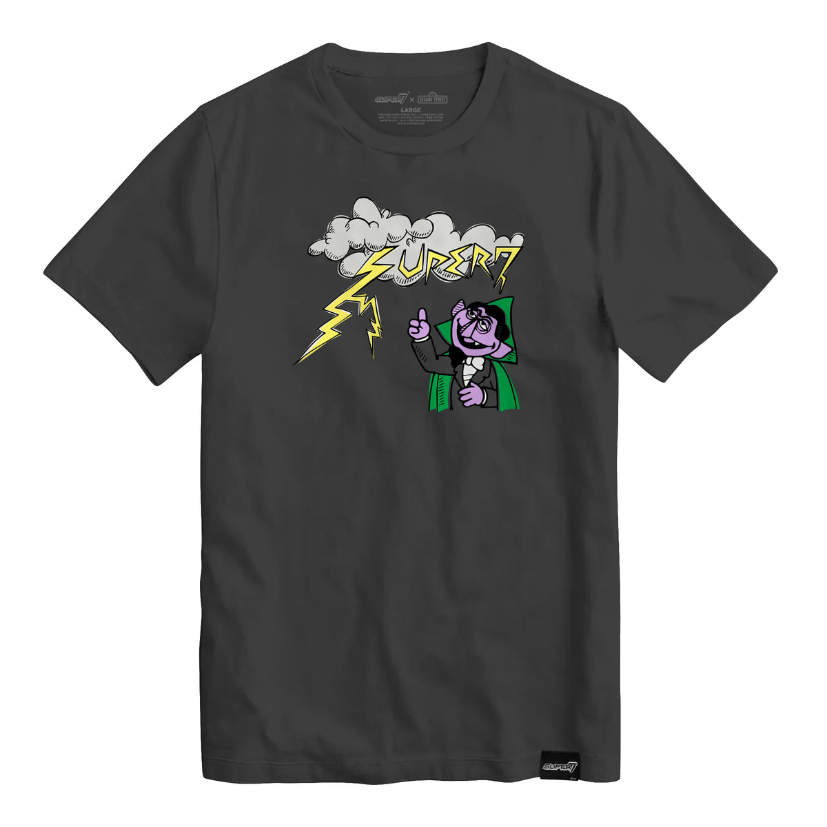 Sesame Street T-Shirt - The Count Storm – Super7