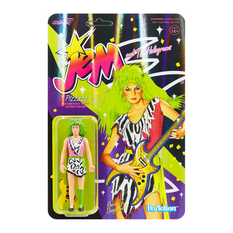 Jem and The Holograms - Jem Portrait Star - Vintage Black T-Shirt – Super7