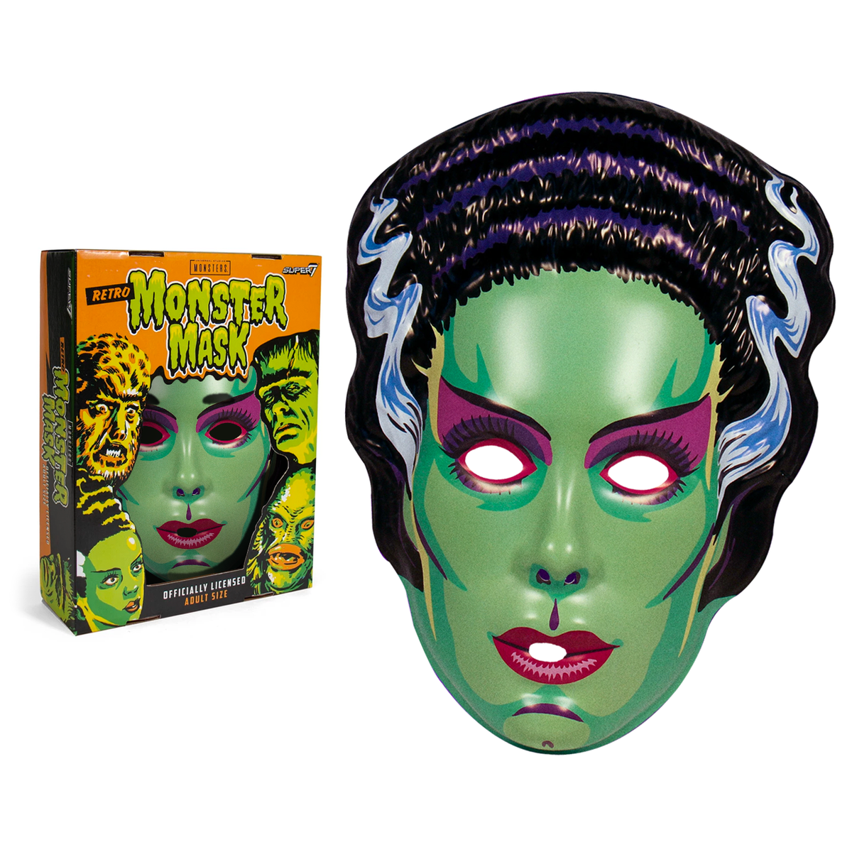 Universal Monsters Mask - Bride of Frankenstein (Green) – Super7