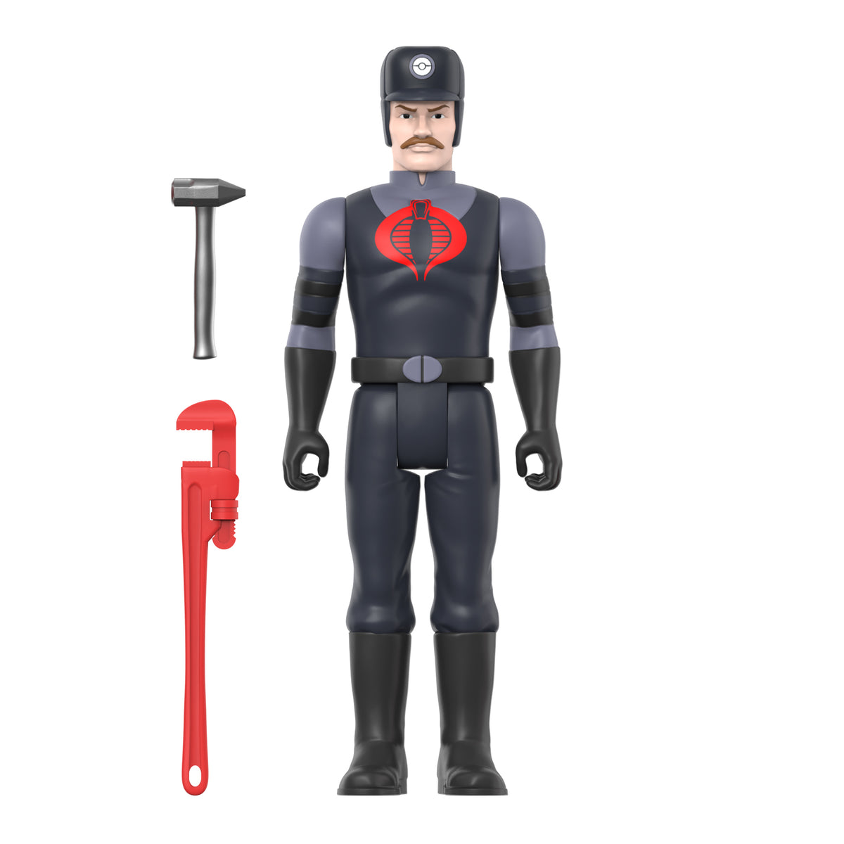 G.I. Joe ReAction Figure Cobra Snakeling Factory Worker Mustache (Pink ...