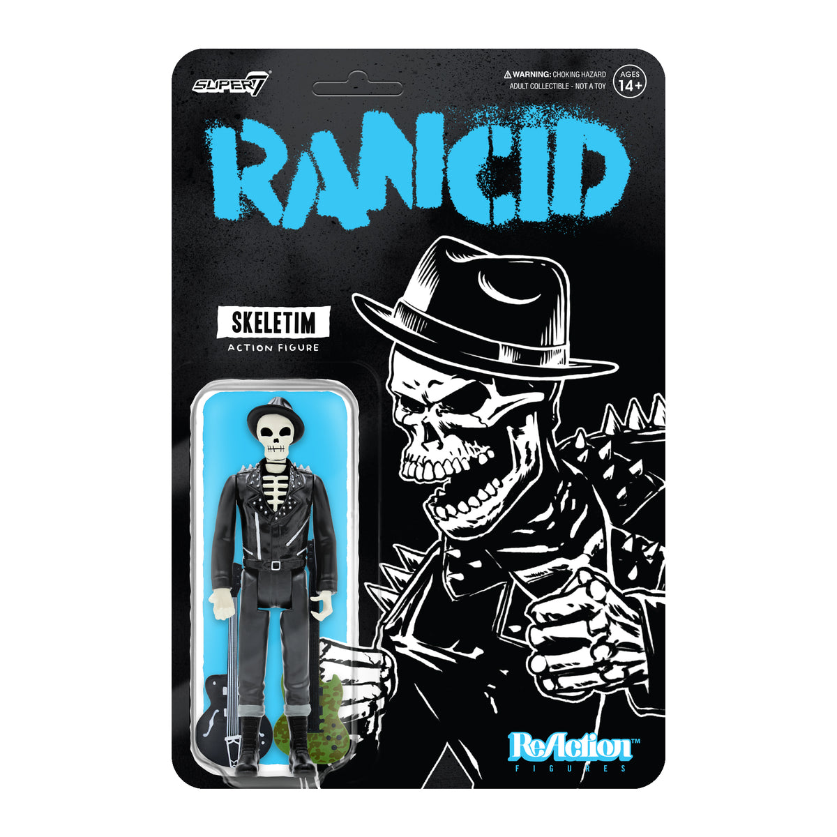 Rancid ReAction Figure Wave 4 - Skeletim (Hat) – Super7
