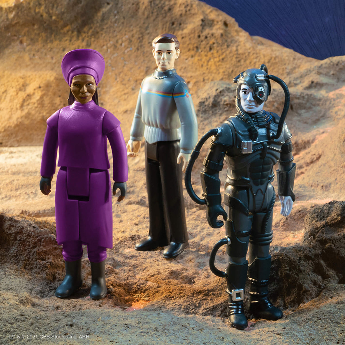 Star Trek: The Next Generation Wave 1 6 Figure Set – Super7