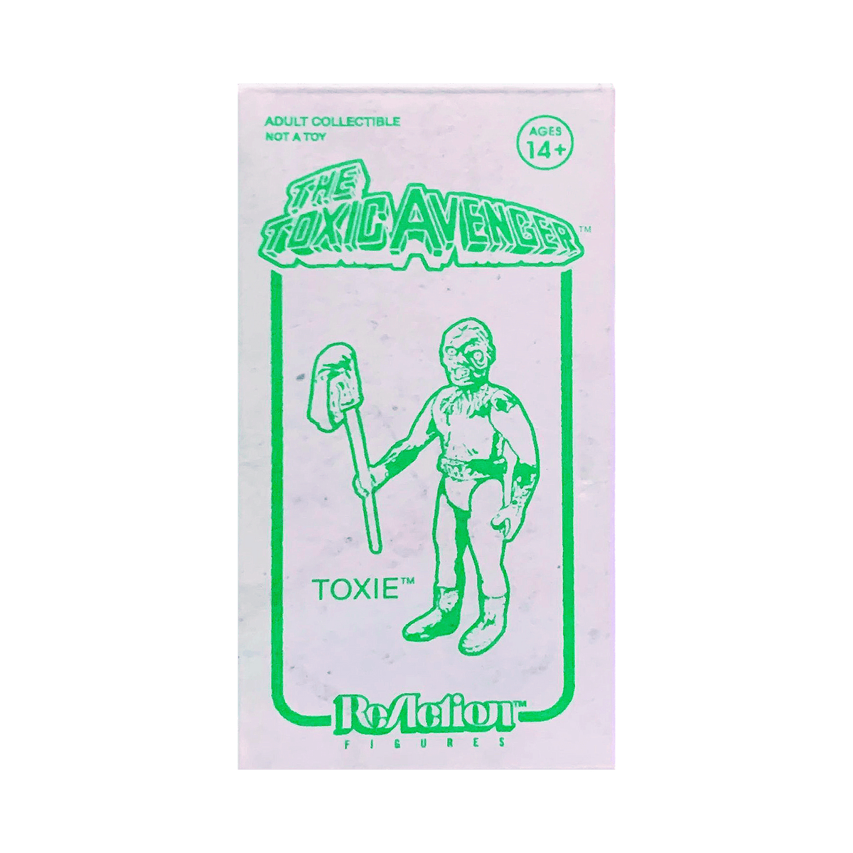 Toxic Avenger ReAction Figure - Translucent Green Slime in Box – Super7
