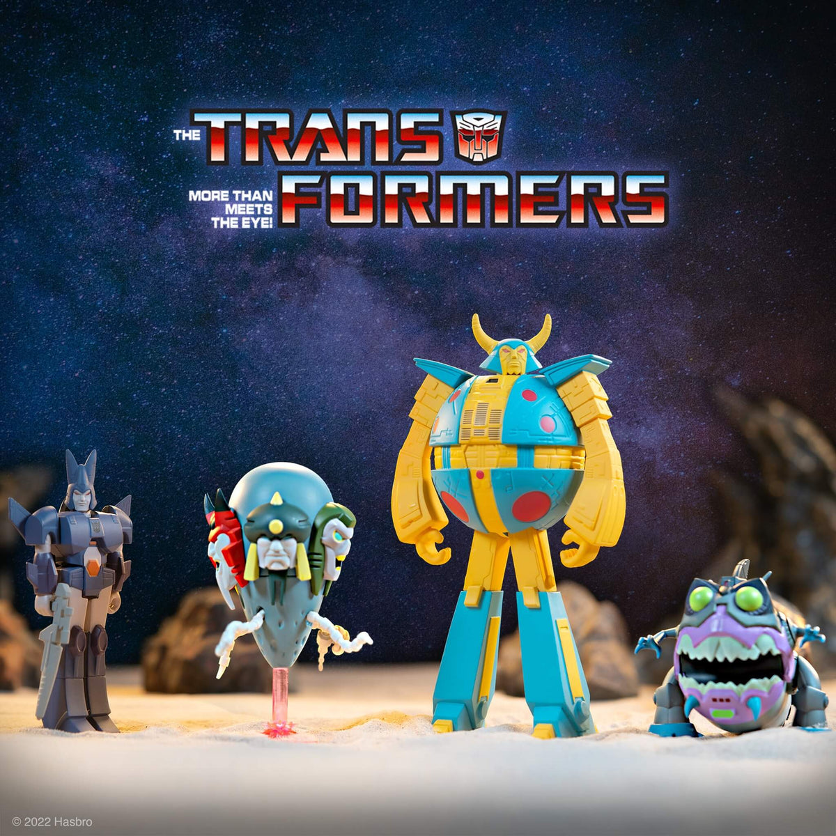 Transformers ReAction Figures Wave 6 - Sharkticon (G1) – Super7