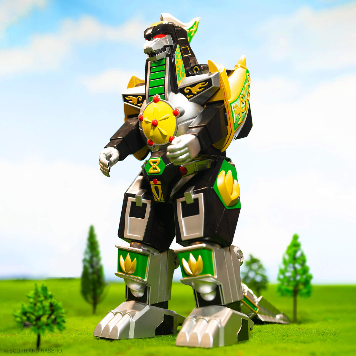 Mighty Morphin Power Rangers Super Cyborg - Dragonzord (Full Color ...