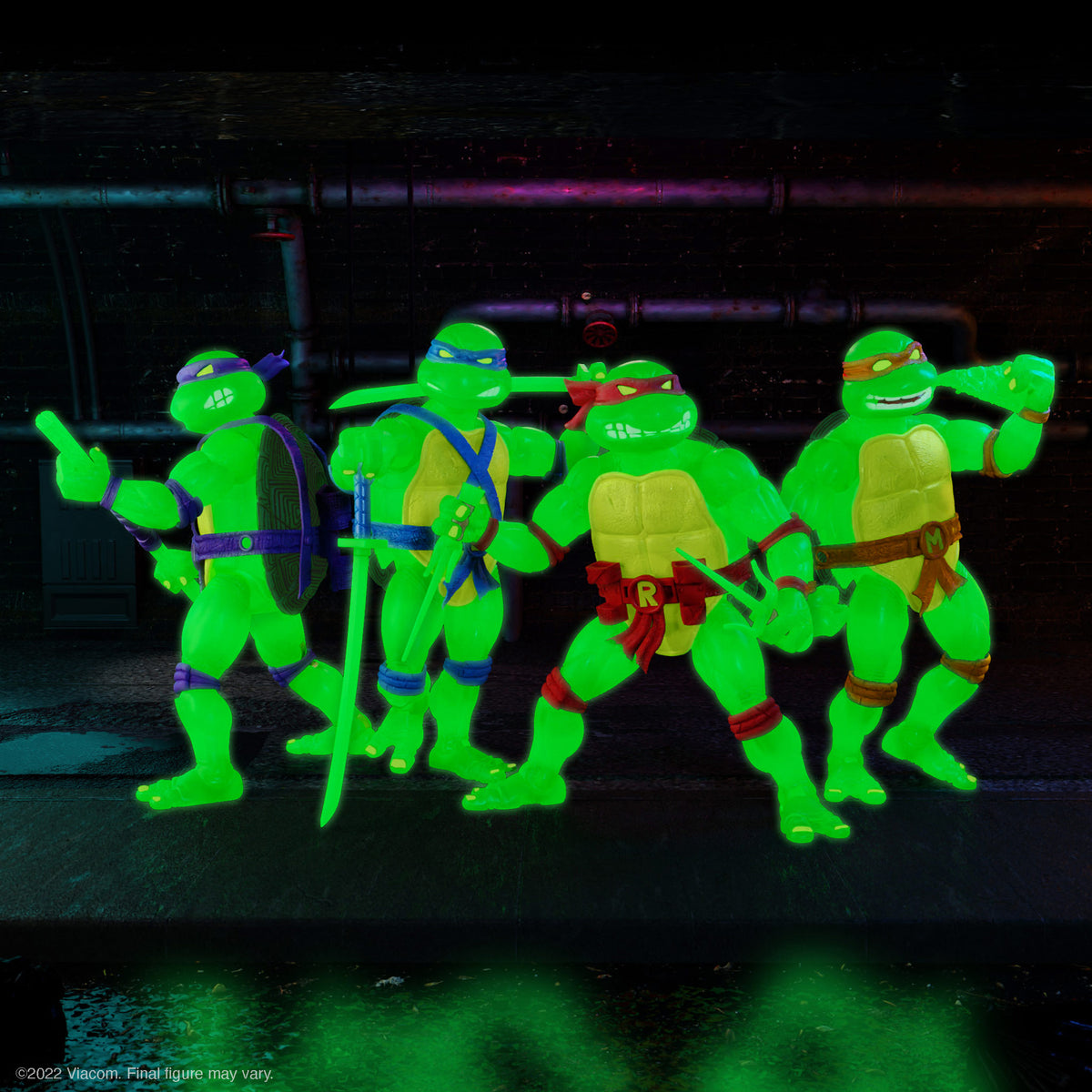 Teenage Mutant Ninja Turtles ULTIMATES! Mutagen Ooze Glow Figures (Sup ...